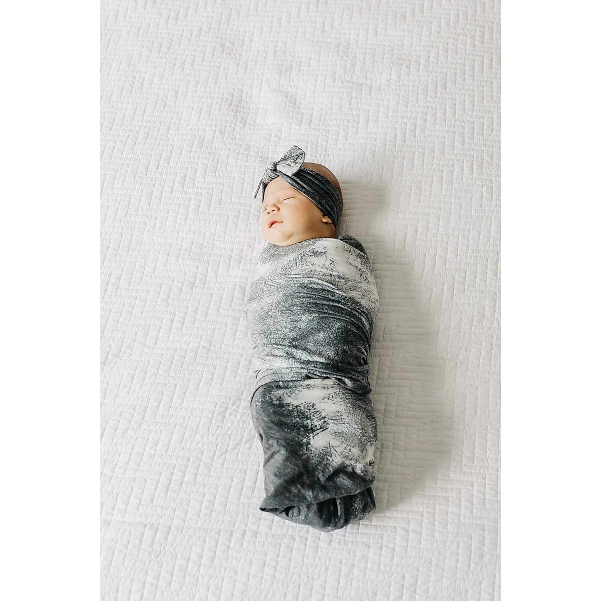 Copper Pearl Large Premium Knit Baby Swaddle Receiving Blanket Thrasher