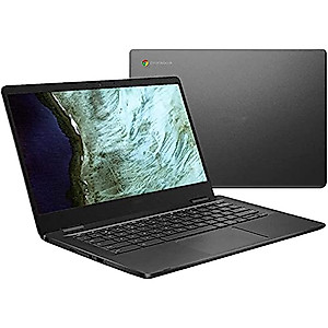 Basrdis NewASUS 14.0" Grey Chromebook Laptop, 14.0" HD Anti-Glare Display, Intel Celeron N3350 Processor, 4GB Memory, 32GB Emmc, Chrome OS, Front-Facing Camera