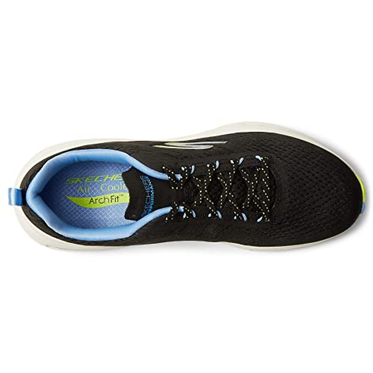 Skechers Max Cushioning Arch Fit Air Black/Blue 8.5 B (M)