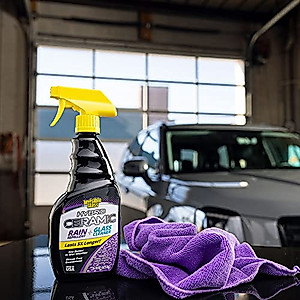 Invisible Glass 92183 16-Ounce Hybrid Ceramic Rain Repellent and Glass Cleaner Clean and Protect Automotive Windows and Windshields, Pack of 1