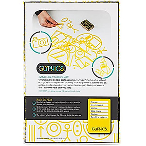 Big G Creative: Glyphics, Creative Party Game for Everybody, Charades Without Acting, Doodling Without Drawing, Unique Tabletop Experience, Different Each Time You Play, Easy to Learn, Ages 10 and up