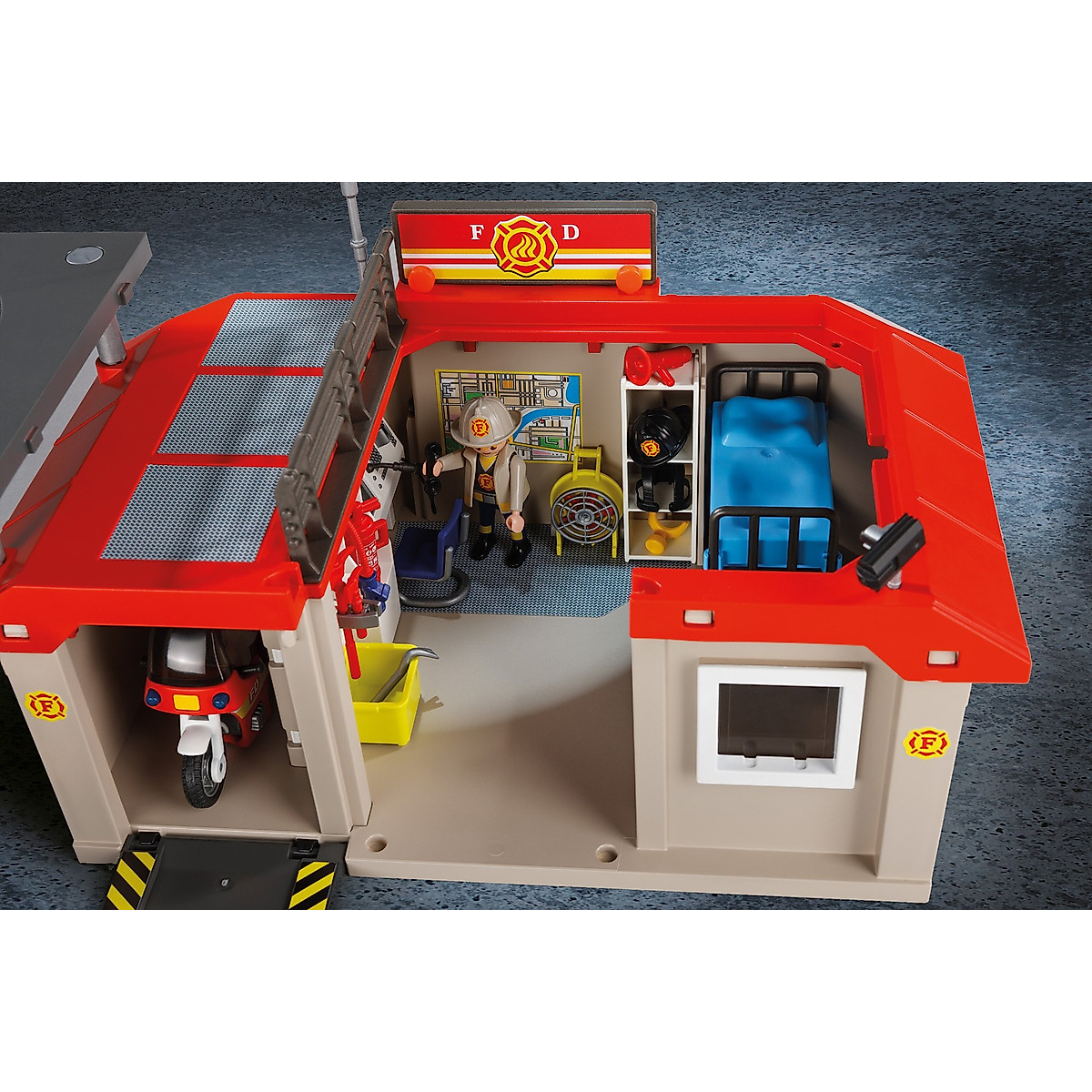 Playmobil Take Along Fire Station Playset