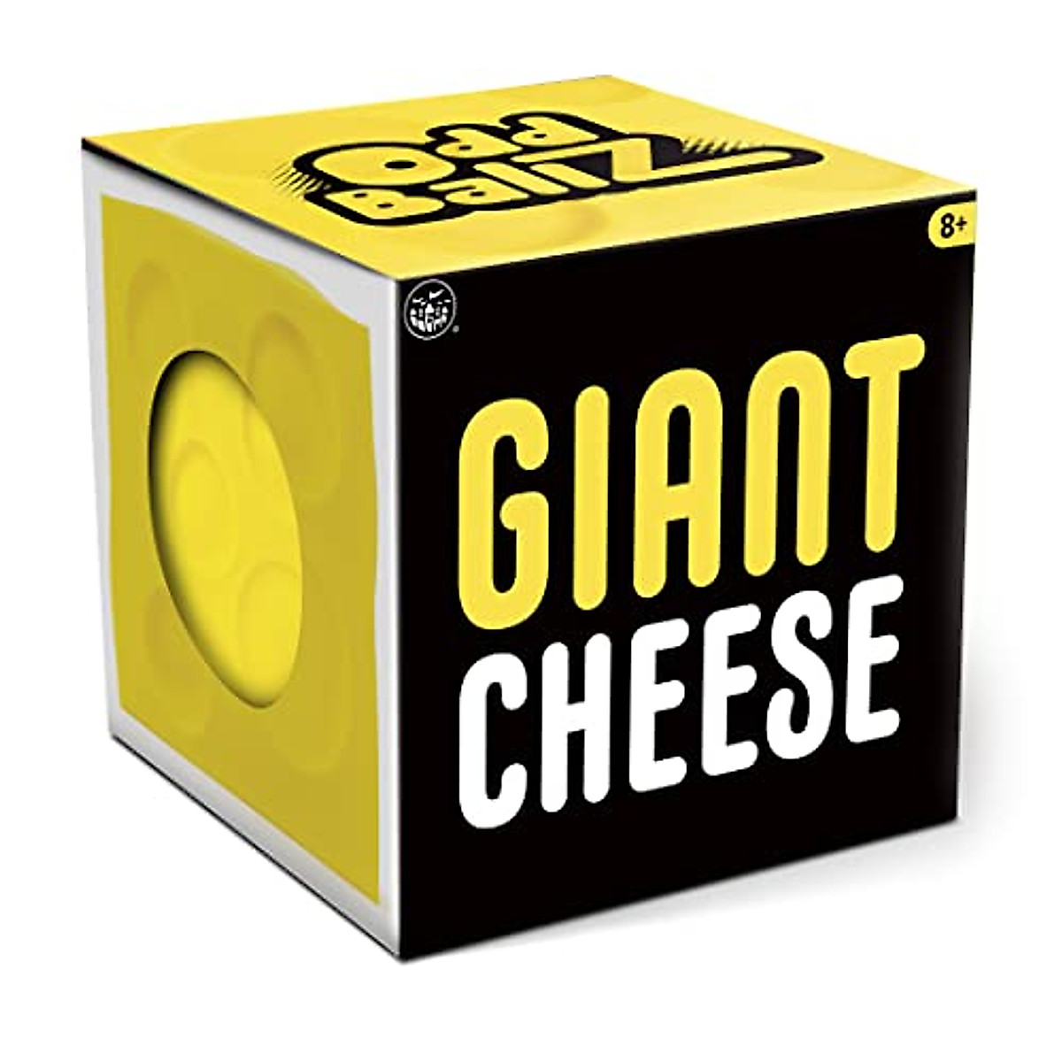 Giant Cheese Stress Ball: A squeezable stress buster that looks like a block of cheese!