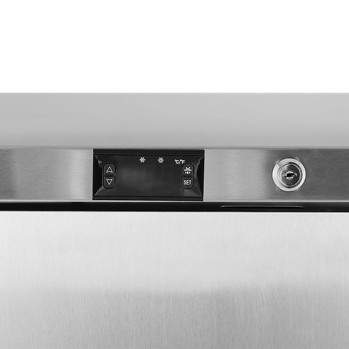 HCK Commercial Undercounter Refrigerator with 5.4 Cu.ft Capacity, Electronic Temperature Control, Locking Door, 3 Adjustable Shelves, Built-in Design - Perfect for Both Home and Business Use