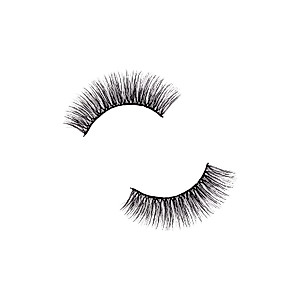 KISS Looks So Natural False Eyelashes Multipack, Lightweight & Comfortable, Tapered End Technology, Reusable, Cruelty-Free, Contact Lens Friendly, Style 'Poise', 5 Pairs Fake Eyelashes