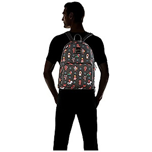 Loungefly POP Marvel Deadpool 30th Anniversay All Over Print Womens Double Strap Shoulder Bag Purse