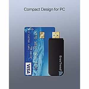 BrosTrend Linux USB WiFi Adapter 1200Mbps Supports Ubuntu, Mint, Kali, Debian, Kubuntu, Mate, Zorin, PureOS, Raspberry Pi 2+, Windows 11, USB3.0 Wireless Dual Band Wi-Fi 5GHz/867Mbps + 2.4GHz/300Mbps