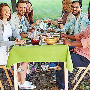 8 Pack Vintage Tablecloth Weights on Clip Hangers,Cast Iron Butterfly Dragonfly Ladybug Tablecloth Pendant for Outdoor Garden Party Picnic Table Covers