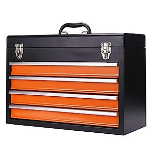 YGCBL Multifunction Portable Hand Trucks,Trolleytool Trolley Cart 3-Tier Professional Level Drawer Type Organizer Multifunction Service Toolbox, Bearing 50Kg, 2 Styles,B-520X218X358Mm