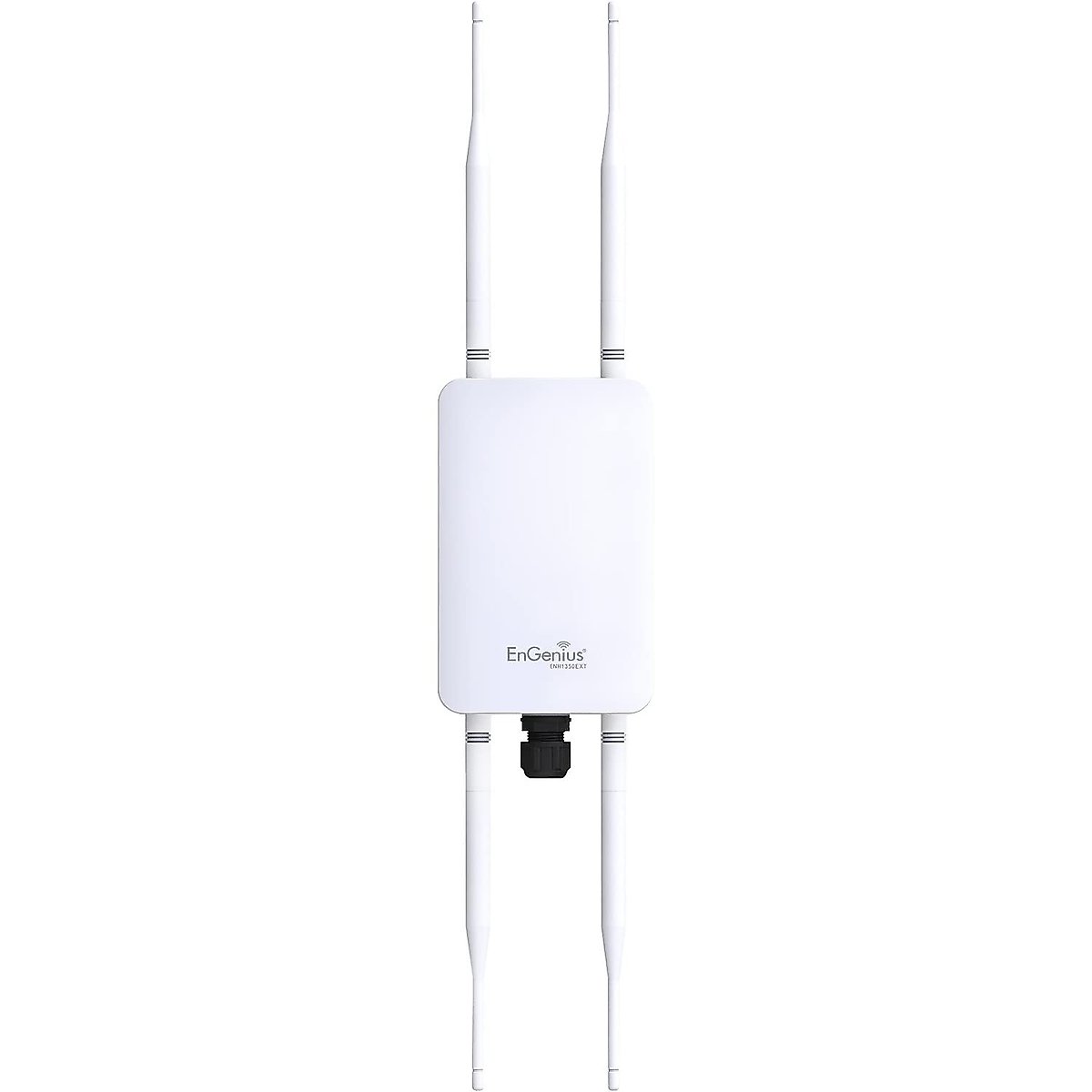 EnGenius Technologies ENH1350EXT Wi-Fi 5 AC1300 2x2 Dual-Band Outdoor Long Range Access Point/Range Extender/Bridge Features IP67 Rated, MU-MIMO, Fast Roaming (Mounting Kit & PoE Injector Included)