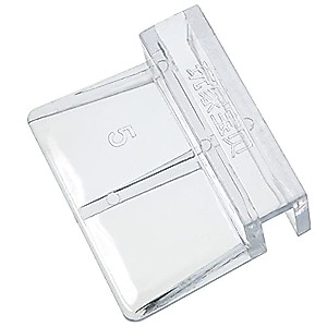 MEETOOT 4pcs Fish Tank Bracket 5mm Acrylic Fish Tank Support Tools Clear Aquarium Fish Tank Glass Cover Clip Support Holder