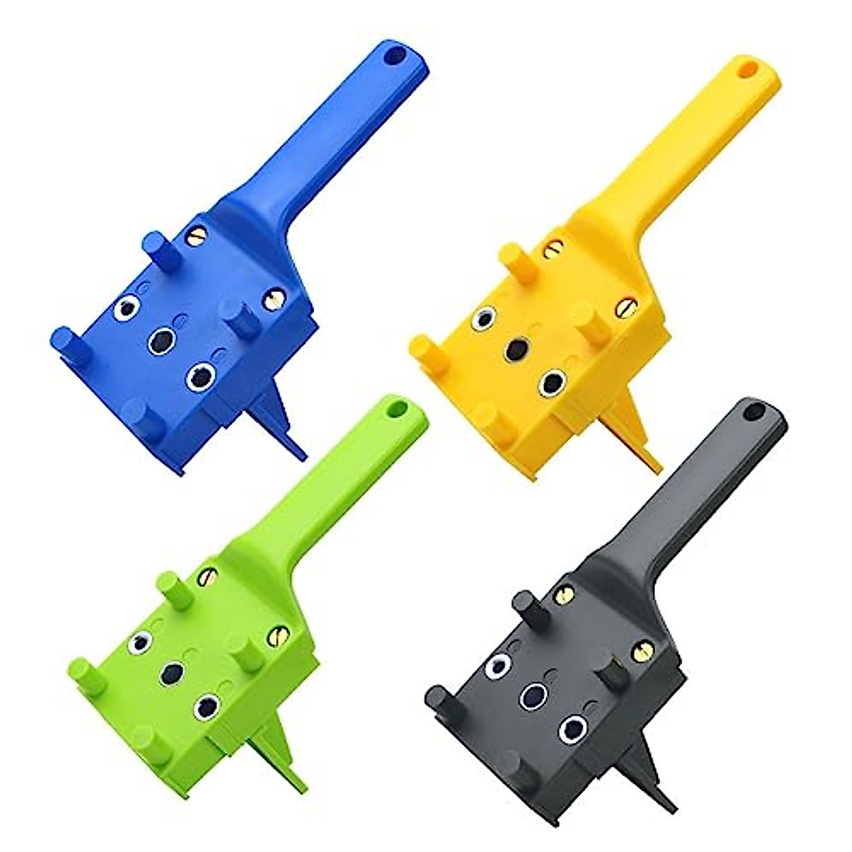 DOITOOL Frame Stand 3pcs angle hole drilling jigs punch drill guide drilling tool kit woodworking hole positioner carpenter drill tool hole punch shelf straight hole fixture