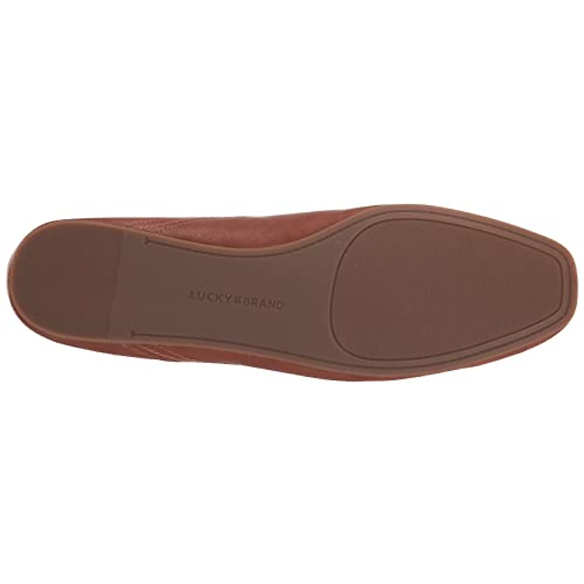 Lucky Brand Women's Alba Ballet Flat, Umber, 8