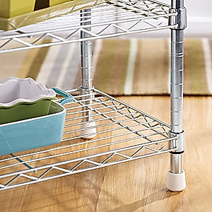 SoftTouch 1" Round Slip-On Rubber Folding Metal Chair Leg Tip Replacement - Protect Surfaces & Dampen Noise, White (4 Pack)