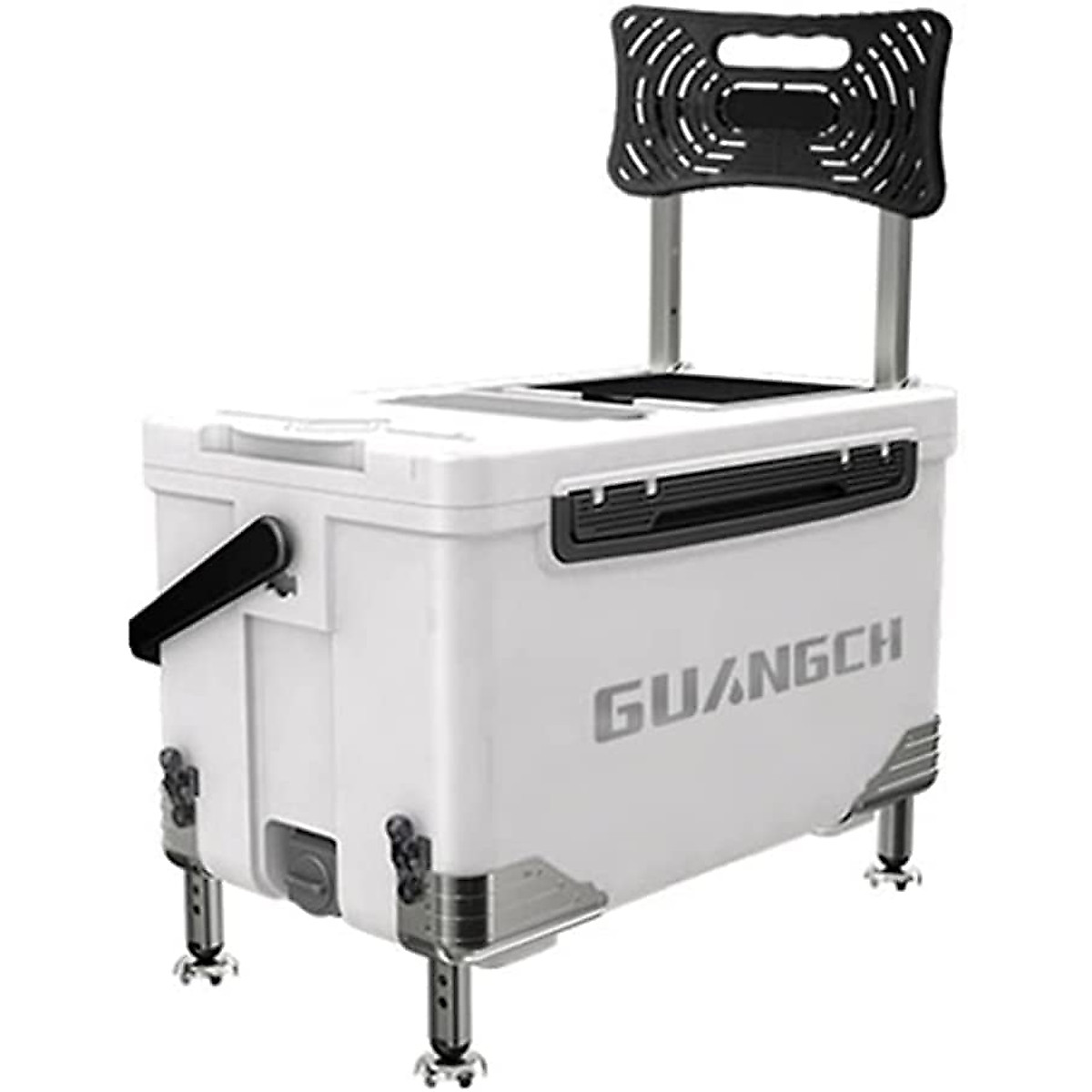 BeTlreo Fishing Tackle Box, Portable Multifunctional Full Set of Ultra-Light Fishing Box, Can Sit 36 Liters Large Capacity Storage Box for Outdoor Competitive Leisure