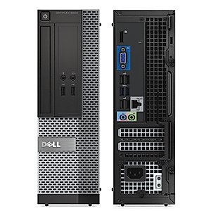 Dell OptiPlex 3020 Desktop Computer - Intel Core i5 i5-4590 3.30 GHz - Small Form Factor (Renewed)