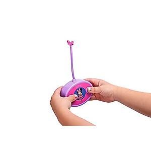 Disney Junior Minnie Mouse Roadster RC Car with Polka Dots, 27 MHz, Pink with White Polka Dots, Standard (97161)