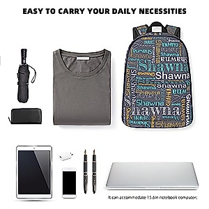 Vyacrtax Personalized Backpack for Boys Girls Kids, Custom School Bookbag, Customized Backpack with Name, Personalized Casual Bookbag for Camping School Travel Picnic