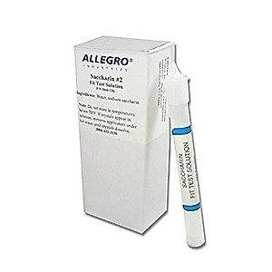 Allegro Industries 2040‐12K Saccharin Test Solution, One Size (Pack of 6)