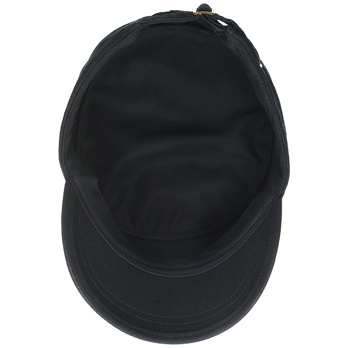 econscious SWEET-250 100% Organic Cotton Twill Adjustable Corps Hat, Black