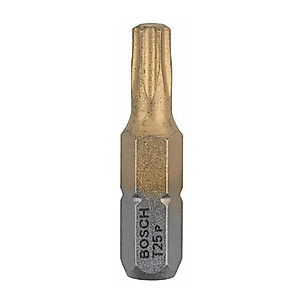 Bosch 2607001693 Maxgrip Screwdriver Bit, T25, 25mm Length, Blue