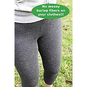 8 Pack - Durable Potato Sack Race Bags, No Weird Burlap Odors or Messy Fibers, Great for Kids and Adults, 23.5" x 41" Tough Interwoven Plastic, Birthday Party and Outdoor Games, Gunny Sack Races