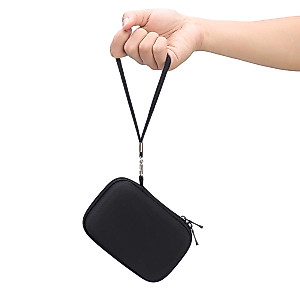 Lacdo Hard Carrying Case for Samsung T7 Shield / T7 / T7 Touch Portable Solid State Drives 500GB 1TB 2TB 4TB USB 3.2 External SSD Hard EVA Shockproof Storage Travel Bag, Black+Gray