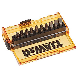 DEWALT Screwdriver Bit Set, Magnetic Drive Guide, 14-Piece (DW2097CS)