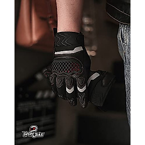 Motorcycle Gloves Touchscreen Motorbike Riding Gloves for Men and Women with Soft Knuckle Protective Gear for Powersports,Red XX-Large