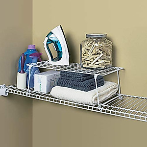 ClosetMaid Stack and Hang White Stainless Steel Shelf