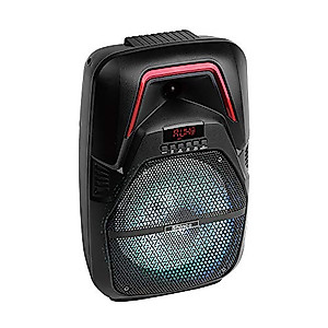 Shinco Portable PA Speaker System, Powerful Bluetooth Speaker with Wireless Microphone, 8 inch Subwoofer, Balanced Sound, Great for Outdoor Party