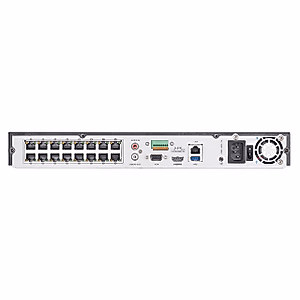 HIKVISION NVR DS-7616NI-K2/16P H.265 16-Channel PoE 4K Network Video Recorder NVR, Embedded Plug & Play