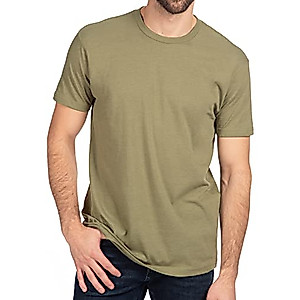 Next Level Mens Premium Fitted CVC Crew Tee (N6210) Light Olive l