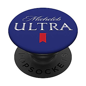 Michelob Ultra Blue Logo PopSockets Stand for Smartphones & Tablets PopSockets PopGrip: Swappable Grip for Phones & Tablets