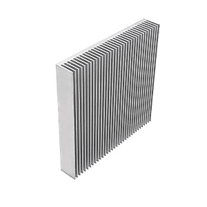 Aluminum Heatsink 3.54x3.54x0.59 inch / 90x90x15 mm Large Heat Sink Radiator Circuit Board Cooling Cooler Fin for Chip VGA RAM LED Electronic Power Amplifier Electronic Heat Dissipation - Sliver