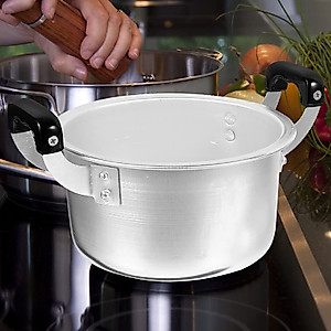 UPKOCH Vintage Aluminum Pot Stock Pot Ramen Pot ramenpot Instant Noodle Pot Kimchi Soup Pot stockpot with lid Oven Pans nonstick Soup Pot Korea Noodle Pot Kitchen Noodle Pot Cook Pot Suki