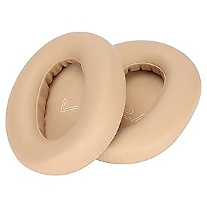 Headphone Ear Pads, for Edifier W860NB W830BT Bluetooth Headset Replacement, Foam and Soft Protein Leather Thickened Ear Cushion, Comfortable Sound Isolation(Brown)