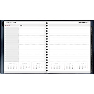2023-2024 Office Depot® Brand 13-Month Monthly Planner, 9" x 11", Navy, January 2023 To January 2024 , OD710717