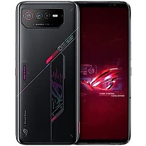 ASUS Rog Phone 6 5G Dual AI2201 128GB 8GB RAM Factory Unlocked (GSM Only | No CDMA - not Compatible with Verizon/Sprint) Tencent Version - Black