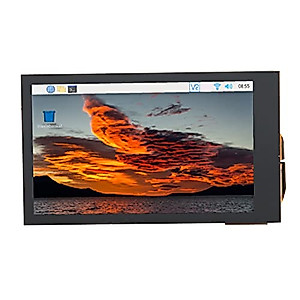 Bewinner Touch Screen Monitor,3.5 Inch Capacitive Touch Screen, 5 Points LCD IPS Dimmable Portable Monitor,170 Degrees Angle Touch Screen with USB Interface for RasPi