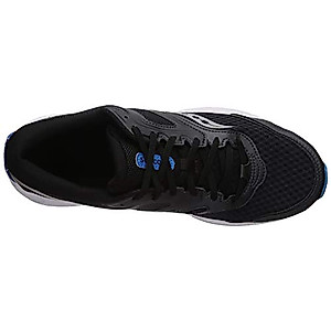 Saucony Men's Versafoam Cohesion 12 Road Running Shoe, black/blue, 11.5 M US