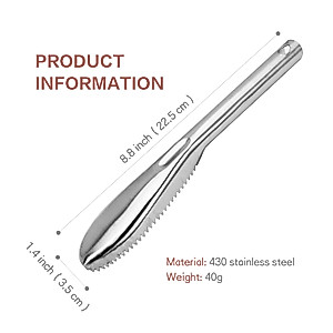 2 Pieces Fish Scaler Stainless Steel Fish Scaler Remover, Easily Remove Fish Scales Cleaning BrushTool Fish Scraper for Kitchen Fish Cleaning Tools