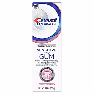 Crest Pro-Health Gum and Sensitivity, Sensitive Toothpaste, All Day Protection, 3.7 oz