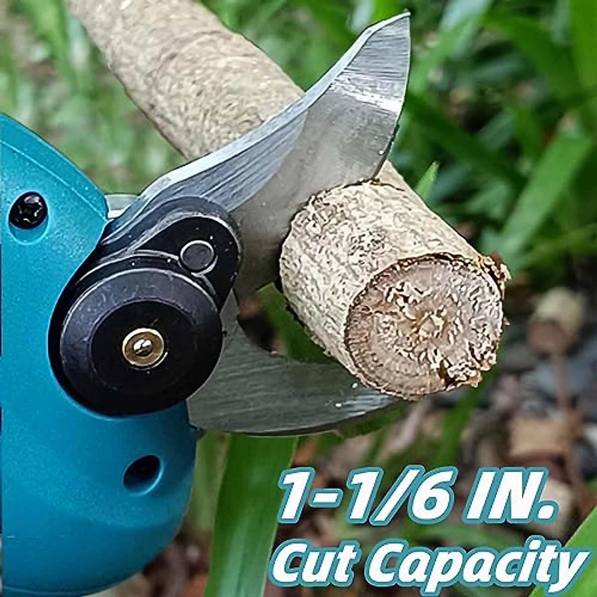 LHRETXQ Electric Pruning Shears Cordless- Cordless Pruner 40mm (1.6inch) Cutting Diameter Clipper - Power Tree Branch Pruner with 21V 2000 mAh Lithium Battery & Replacement Blade Set Garden Tool