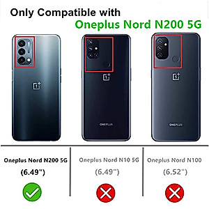 FollmeAir for OnePlus Nord N200 5G Case, Slim Flexible TPU for Girls Women Airbag Bumper Shock Absorption Rubber Soft Silicone Case Cover Fit for OnePlus Nord N200 5G (Butterfly)