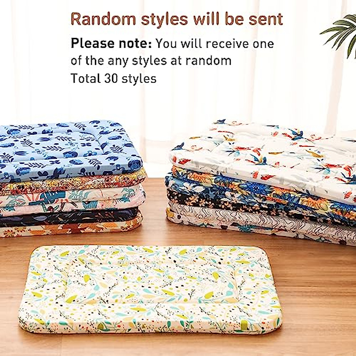 Magic Dog Medium Crate Bed & Pad, Super Soft Pancake Style, Machine Washable, 28-Inch