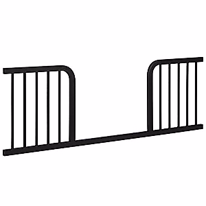 Baby Relax Juniper Metal Toddler Guardrail, Matte Black