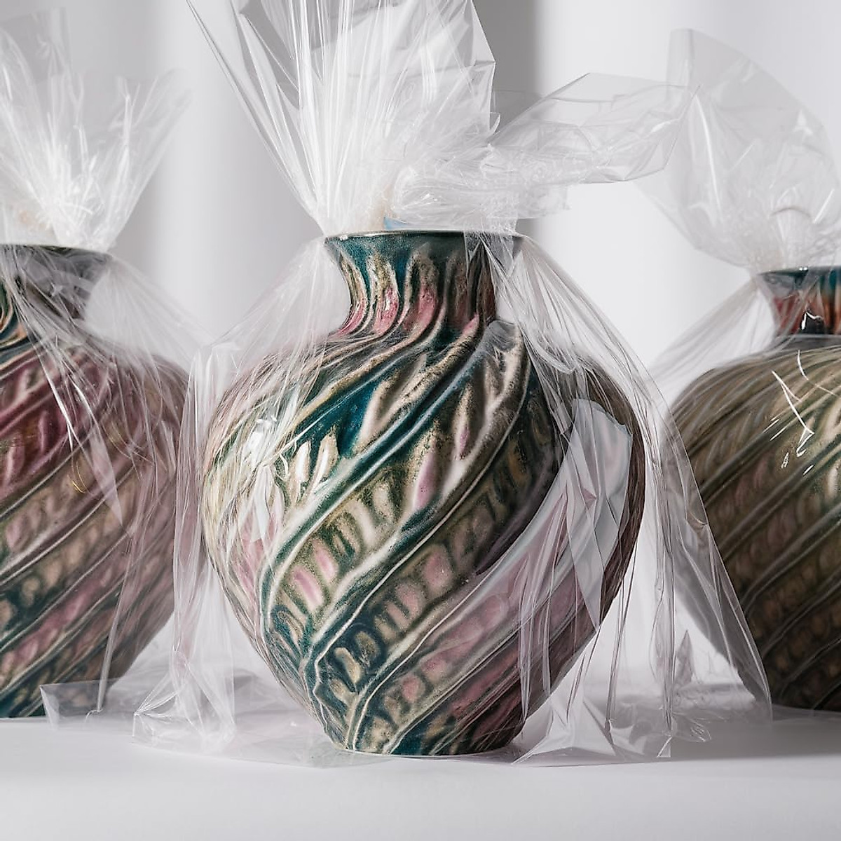 Shop4Mailers 24 x 30 Clear Cellophane Flat Gift Bags 1.2 mil (50 Pack)