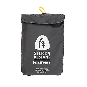 Sierra Designs Full Moon 3 Tent Footprint, Lightweight, WR/PU1800mm, Fitted Ground Camping Tarp Designed for The Full Moon 3 Person Tent