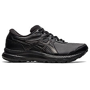 ASICS Women's Gel-Contend SL Walking Shoes, 8.5, Black/Black